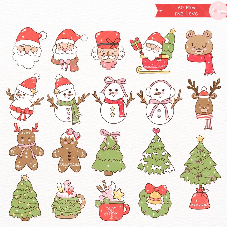Groovy Christmas Clipart Hippie Retro Christmas Flower Merry Christmas ...