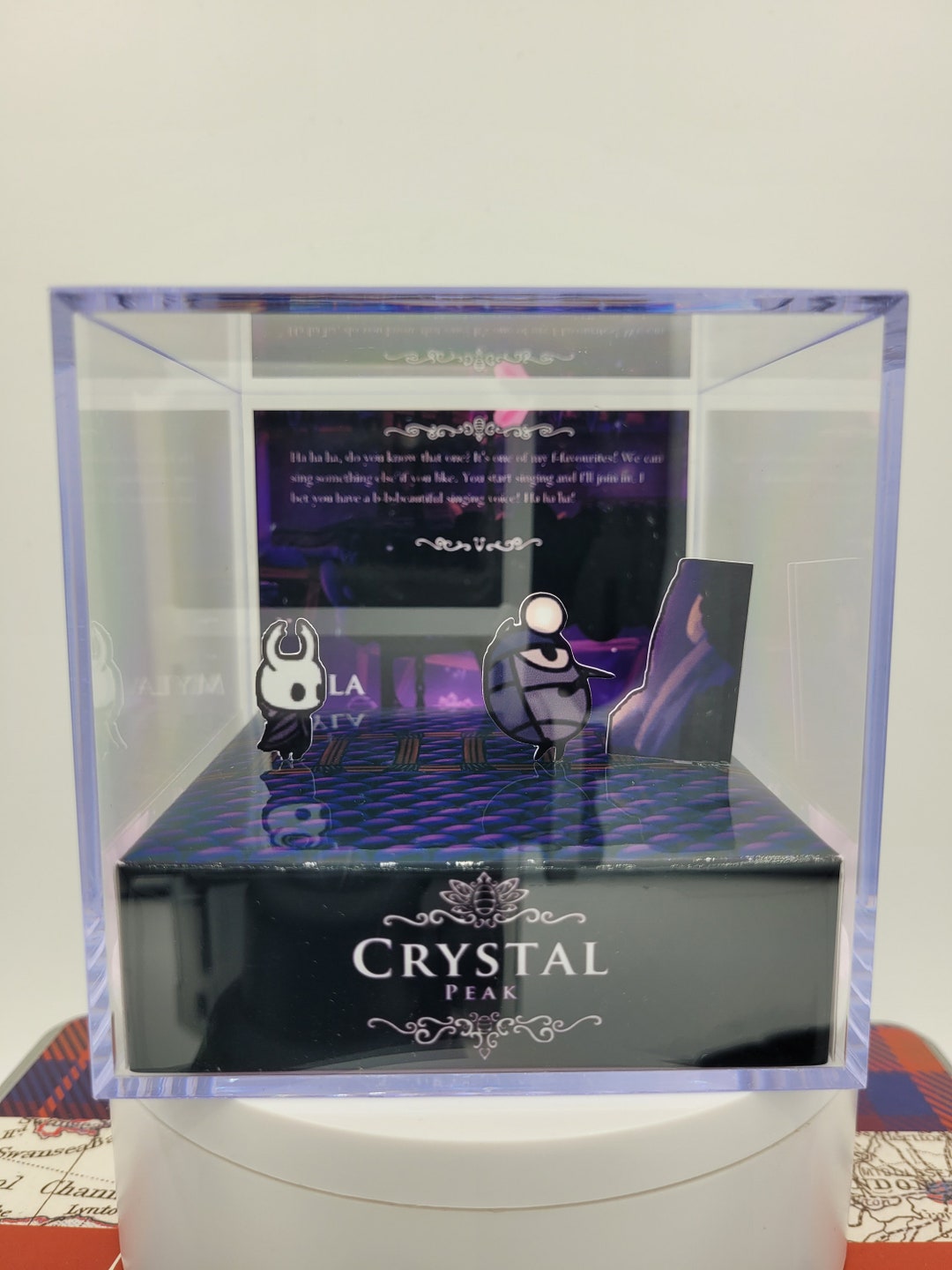 Hollow Knight Inspired 3D Acrylic Cube Diorama - Myla - Etsy