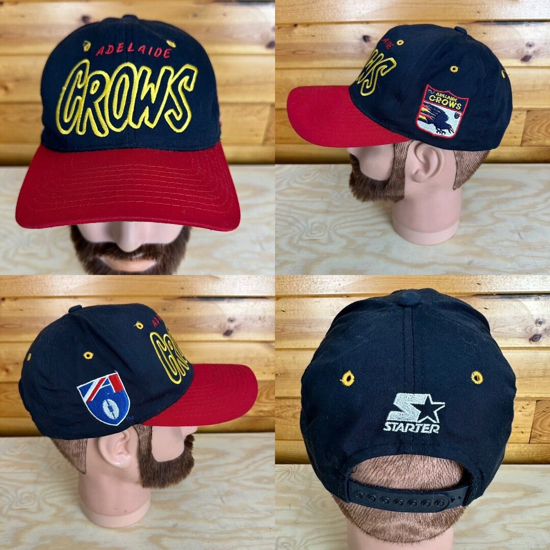 AFL Adelaide Crows Vintage 90s Baseball Cap Hat Starter - Etsy