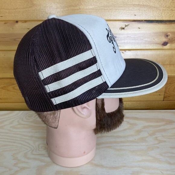 Vintage Fifth Wheel Snapback Hat Cap Mesh Brown Clean Trucker Hat 5th ...