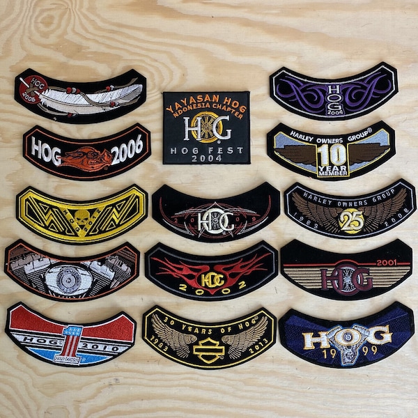 Harley Hog Patch - Etsy