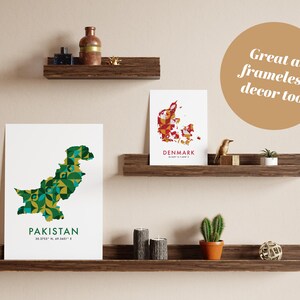 Pakistan Map Print Modern, Pakistan Poster Minimalist, Pakistan Print ...