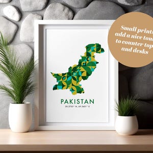 Pakistan Map Print Modern, Pakistan Poster Minimalist, Pakistan Print ...