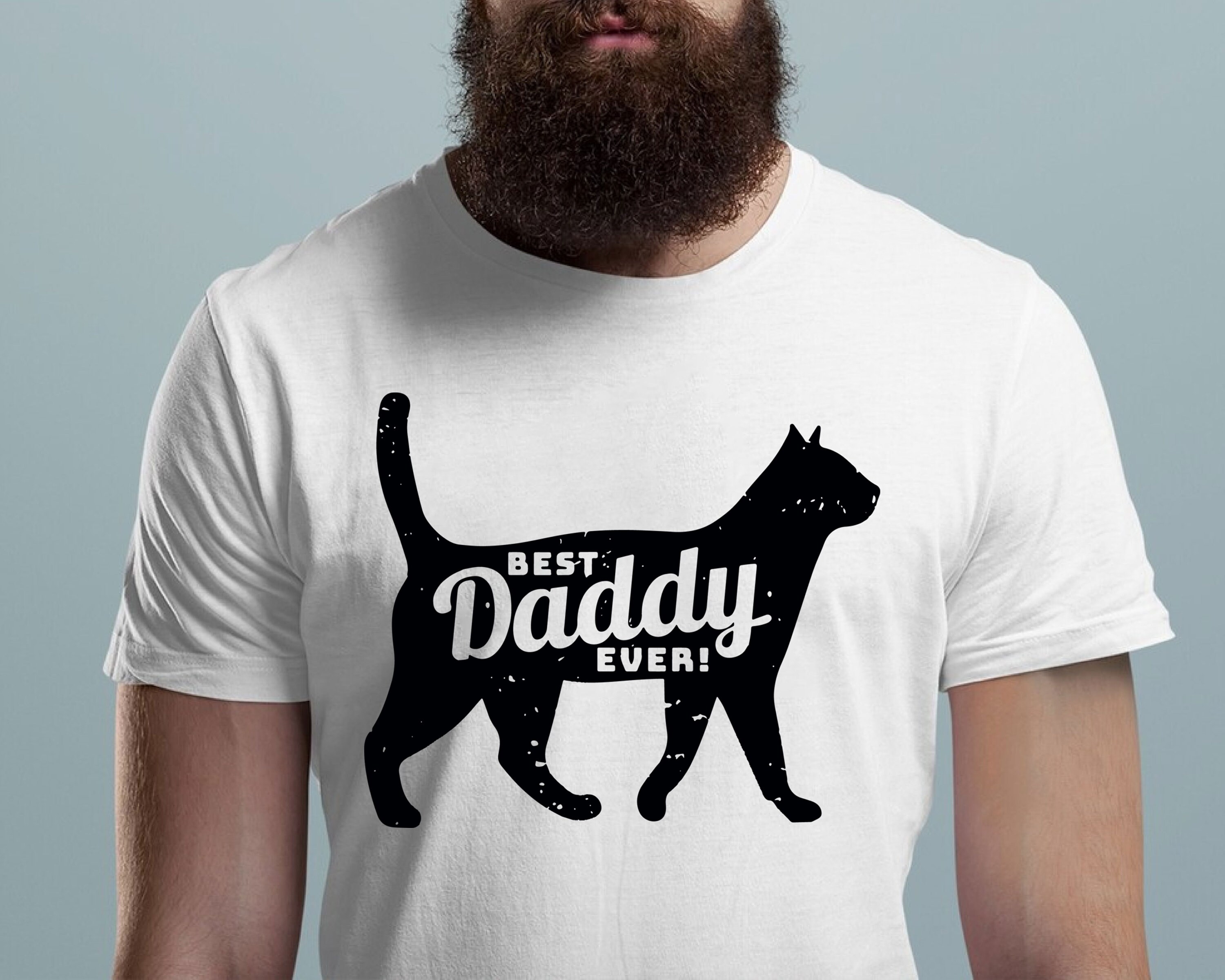 Cat Daddy Svg Día del padre Svg Best Cat Dad Ever Svg Cat - Etsy México