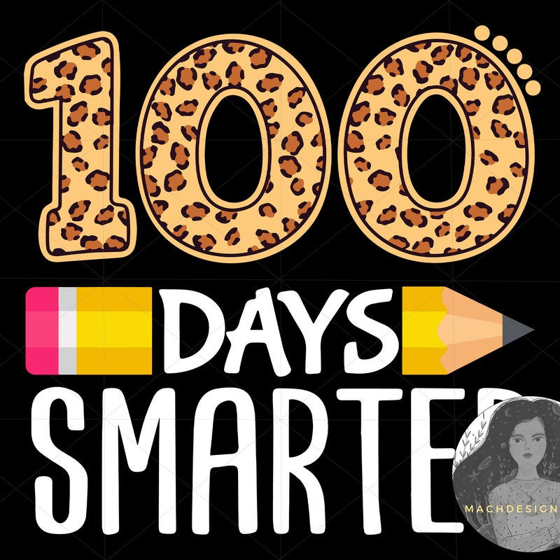 100 Days Smarter Svg - Etsy