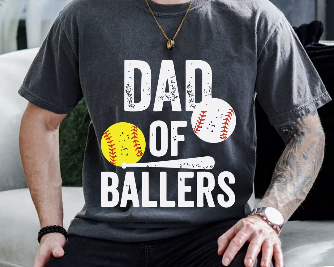 Dad of Baller Svg, Baseball Dad SVG, Father's Day Svg, Baseball Svg ...