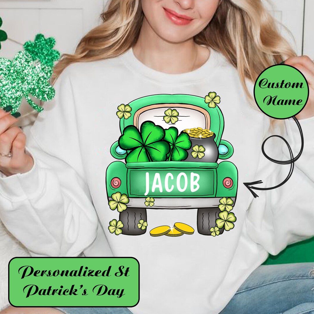 Personalized St Patrick Day Png, Custom Name Png, Happy Patricks Day,st ...