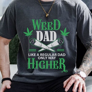 Weed Dad Like A Regular Dad Only Way Higher Vintage Svg, Father's Day ...