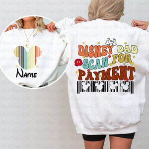 Personalized Dad Scan for Payment Svg, Custom Name Fathers Day Svg ...