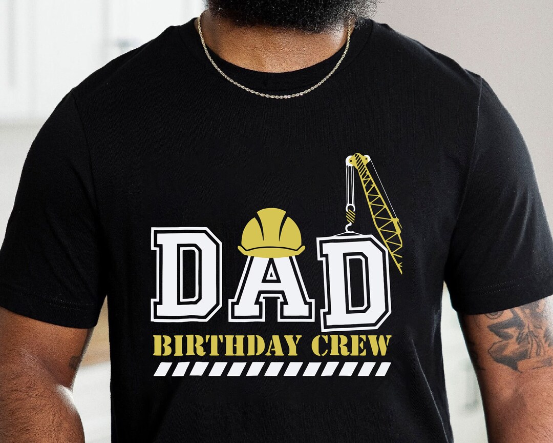 Dad Birthday Crew Svg, Dad Birthday Gift, Fathers Day Svg, Dad Shirt ...