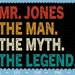The Man the Myth the Legend Dad SVG: Father's Day Cut File (digital ...