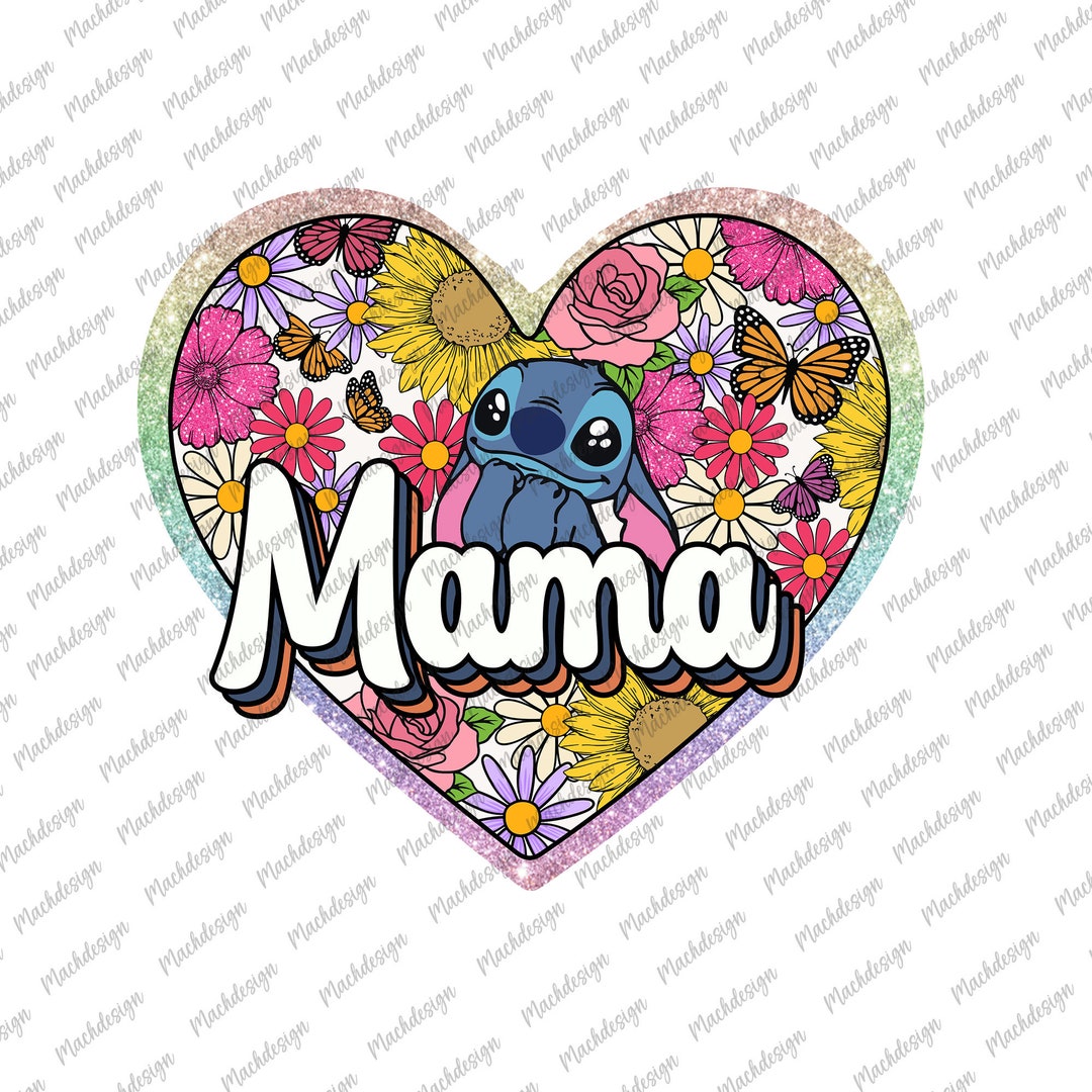 Flowers Mama Heart Png, Mothers Day Png, Happy Mothers Day, Floral Mama ...