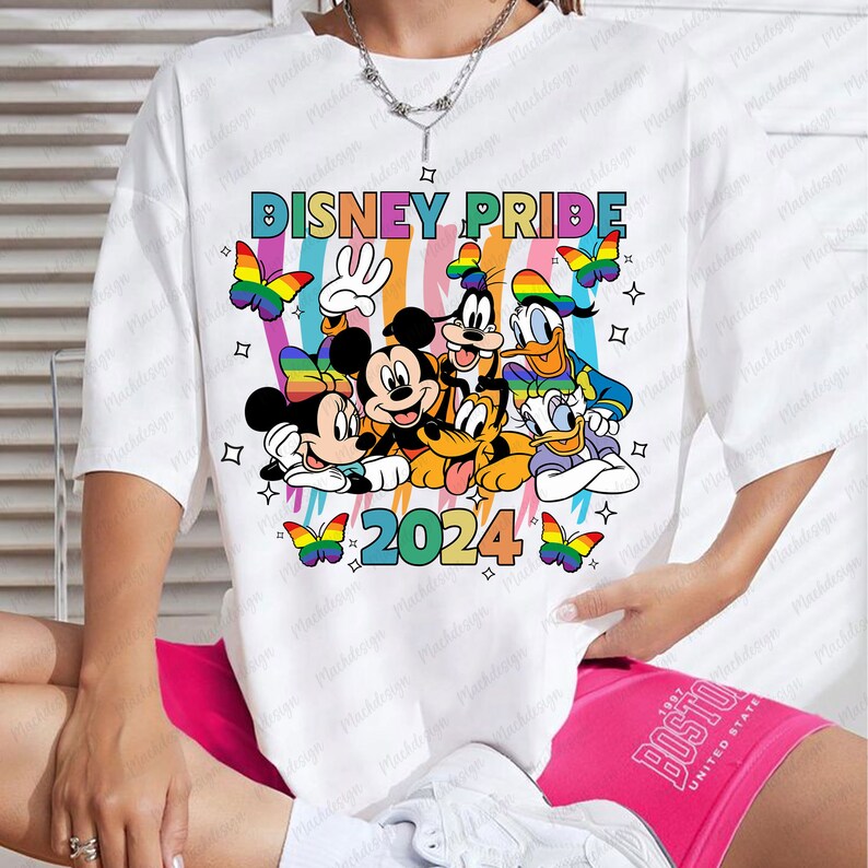 Pride Mouse and Friend Svg, Pride Month Svg, Pride Vacation 2024 Svg ...