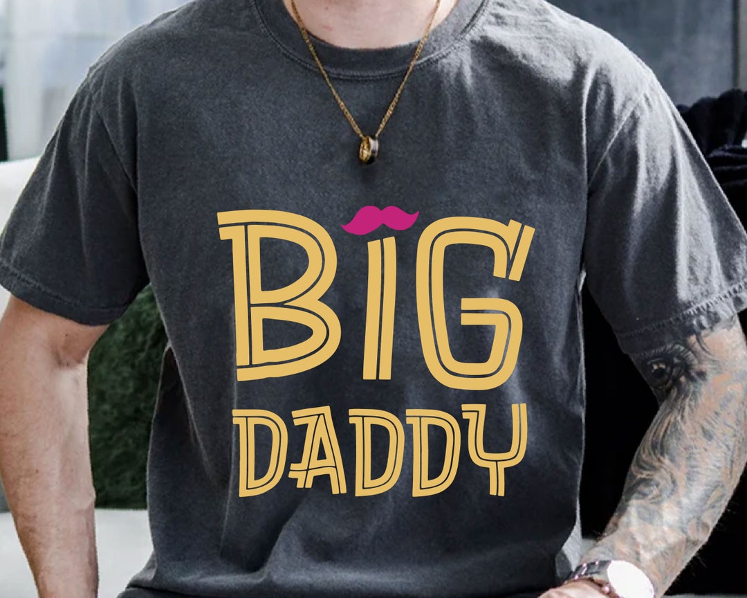 Big Daddy Svg, Día del padre Svg, Papá divertido Svg, Feliz día del ...
