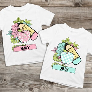 Personalized Back to School Svg, First Day of School Svg, Groovy Pencil ...