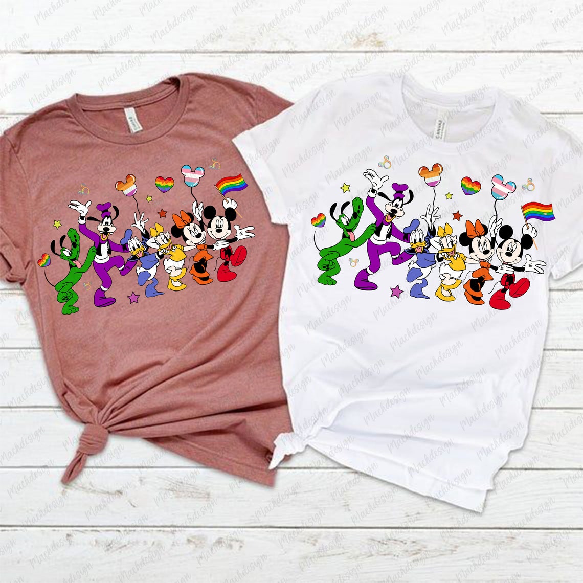 Pride Month Mouse and Friends Png, LGBT Png Design, Lgbtq Love Png ...