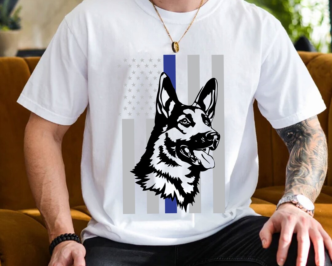 Police Dog SVG, German Shepherd US Flag Svg, K9 Svg, Police Dog Svg ...