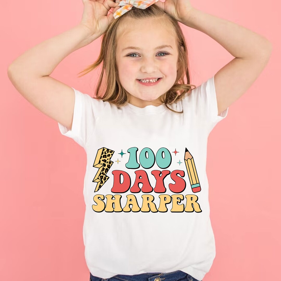 100 Days Sharper Svg, 100 Days of School Svg, Teacher Svg, 100th Day ...