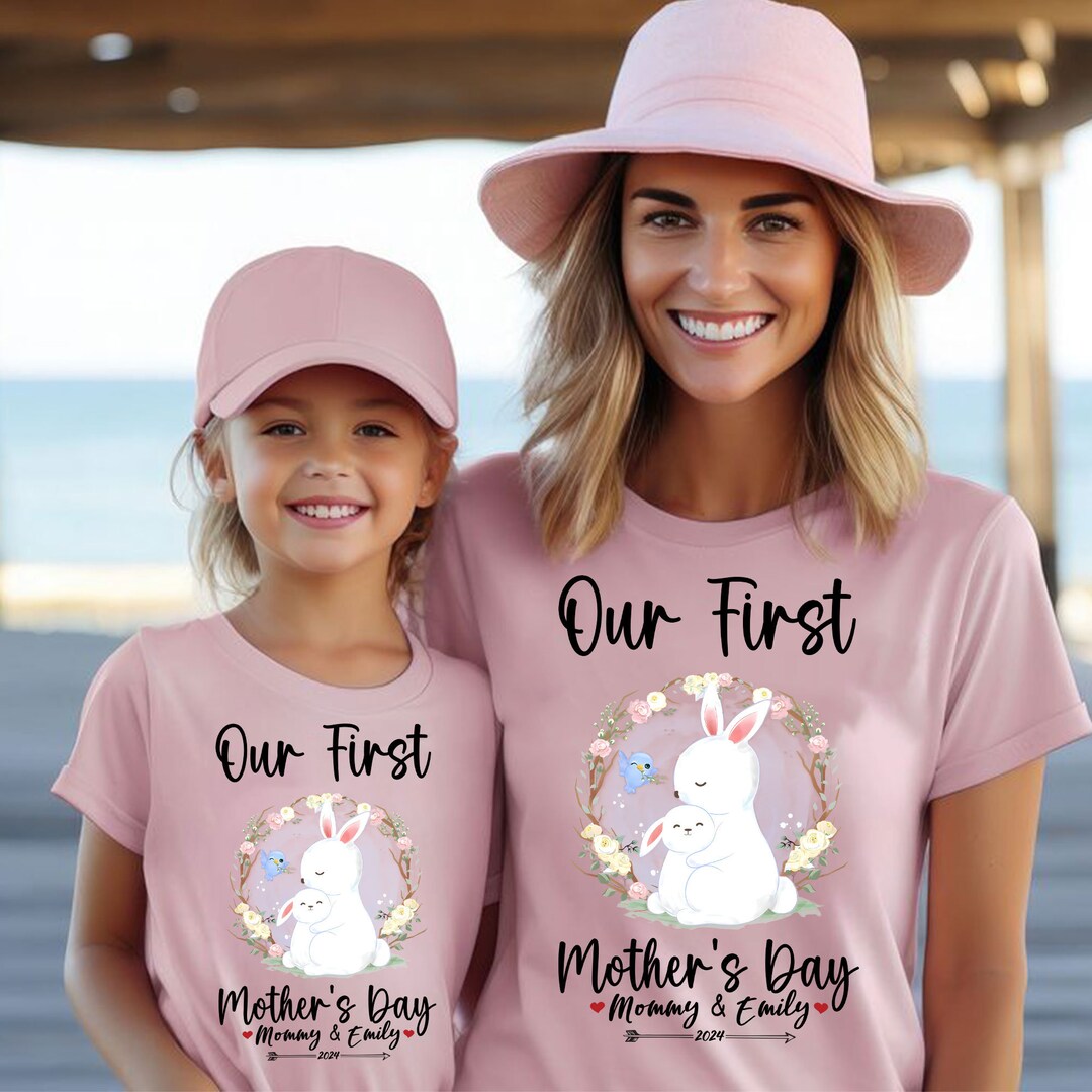 Personalized First Mother's Day Png, Our First Mothers Day Matching ...