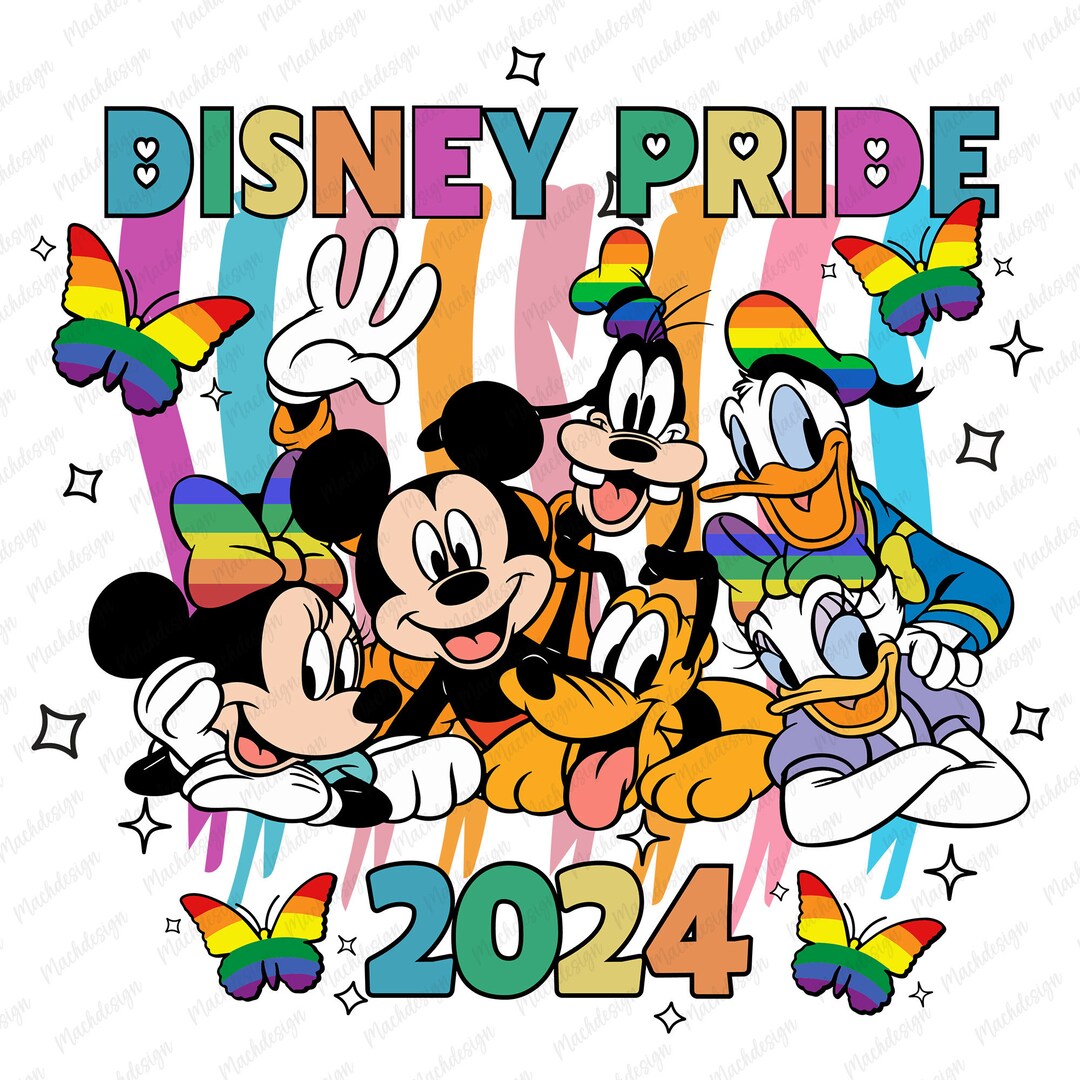 Pride Mouse and Friend Svg, Pride Month Svg, Pride Vacation 2024 Svg ...