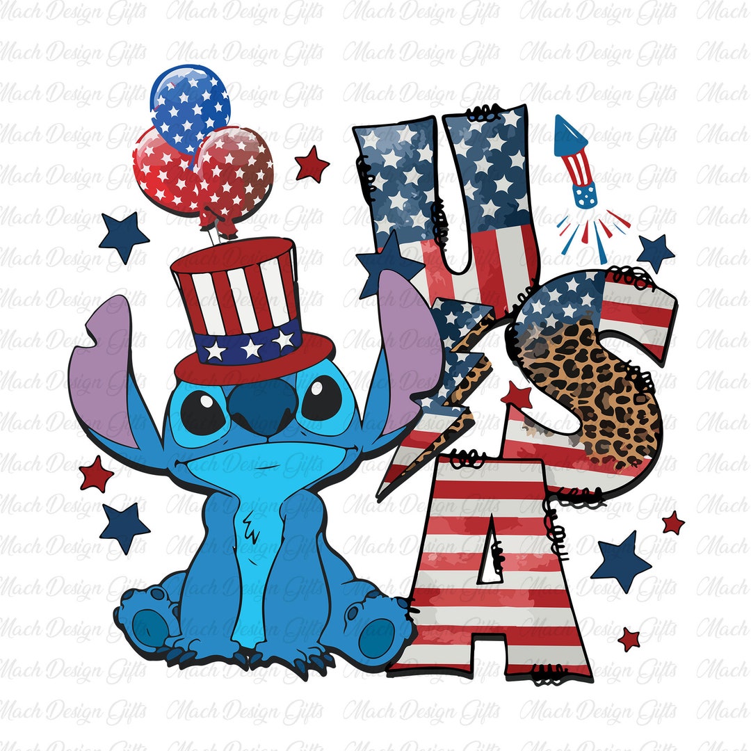 Happy Four of July Png, Cartoon Characters 4th of July Png ...