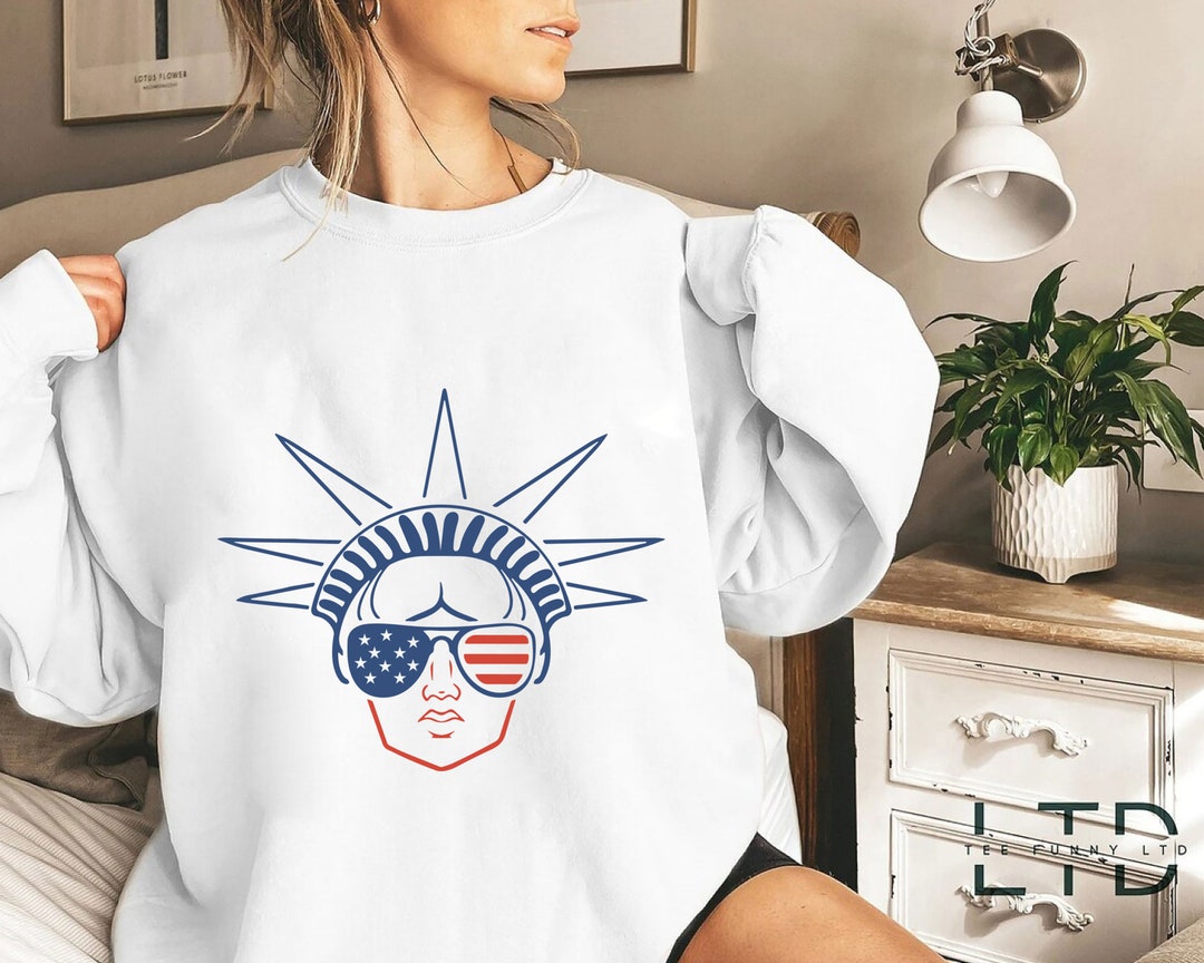 US Flag Statue of Liberty Sunglasses Svg, 4th of July SVG, Patriotic ...