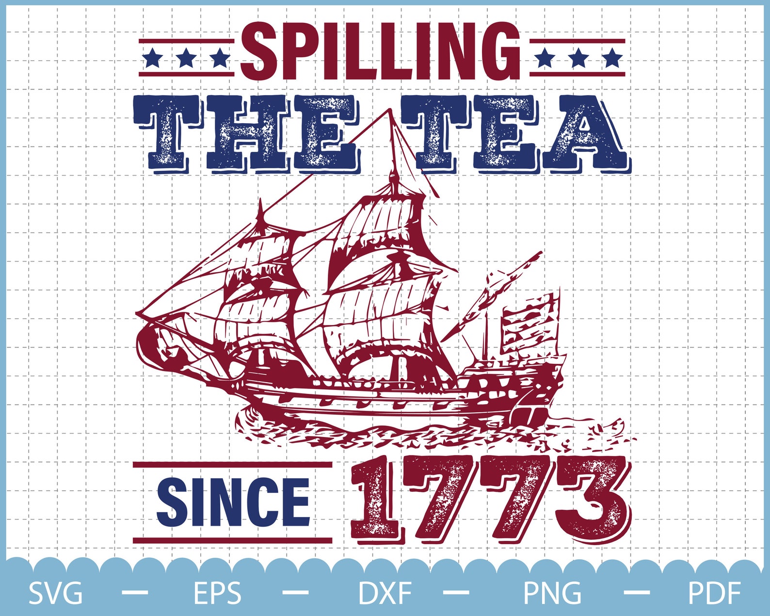Spilling the Tea Since 1773 Svg, Patriotic 4th of July Svg, Spilling ...