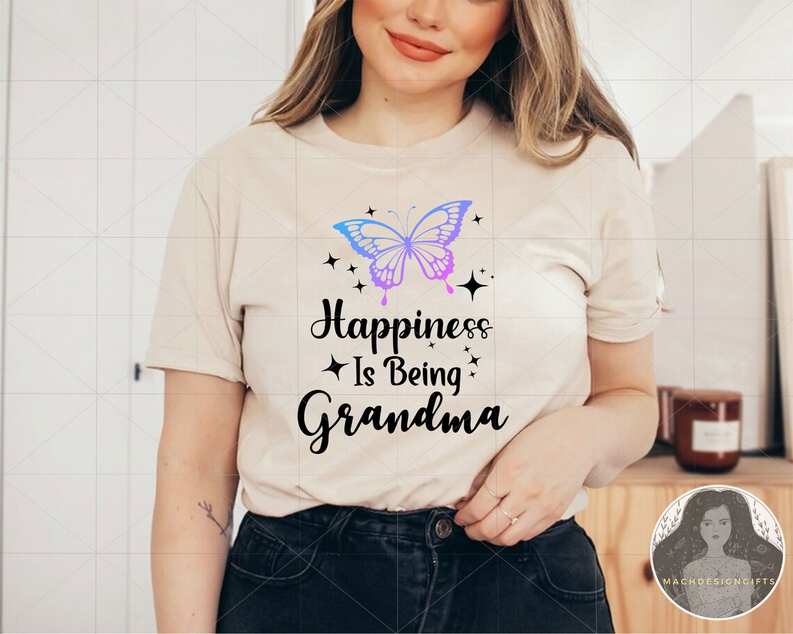 Happiness is Being Grandma Png, Grandma Png, Mom Png, Mothers Day Png ...