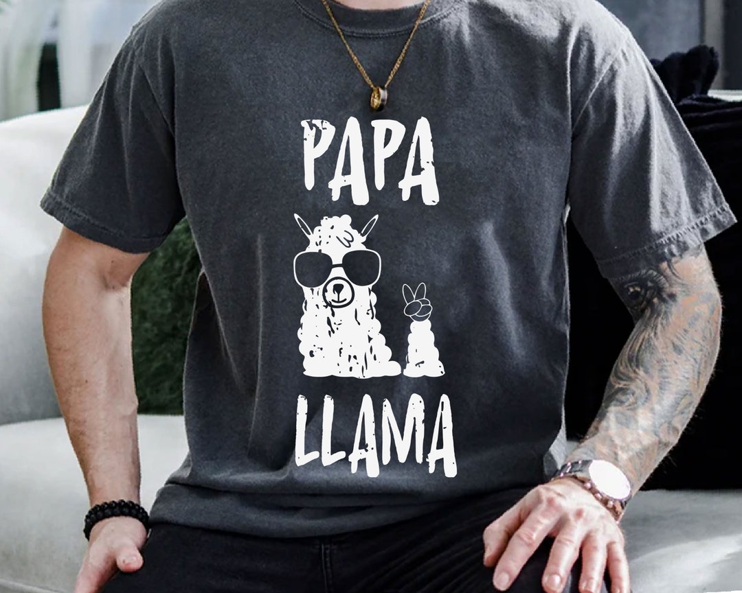 Papa Llama Svg, Llama Face Svg, Father's Day Svg, Llama Svg, Dad Life ...