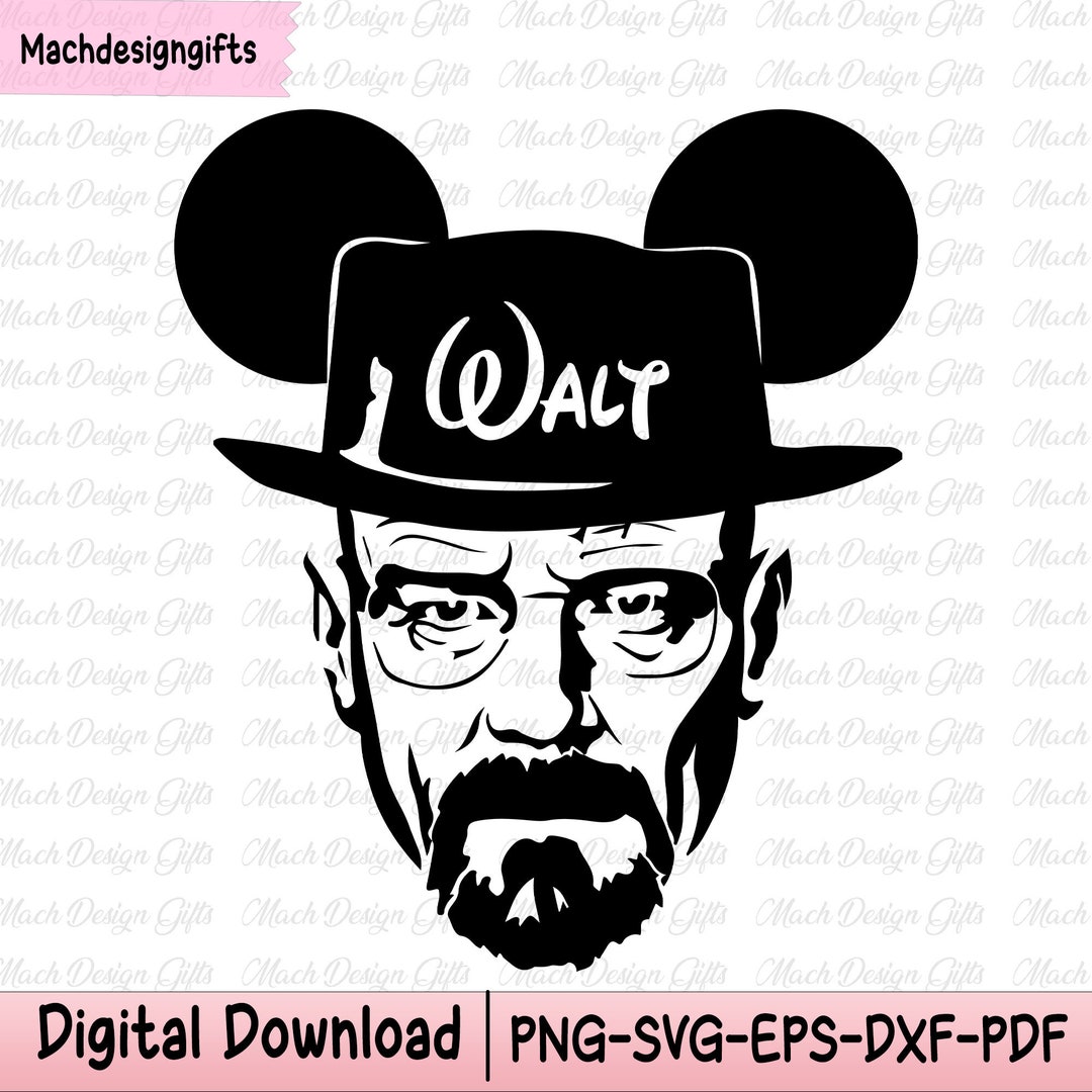 Walter White Svg, Family Vacation Svg, Mouse Ears Svg, Mouse Dad Svg ...