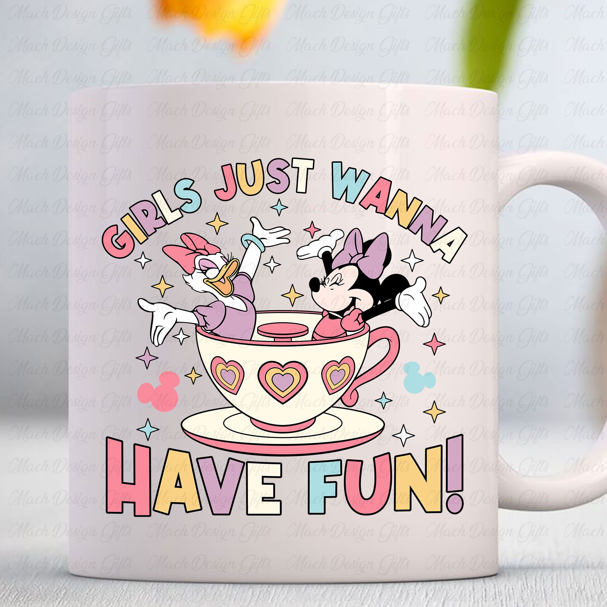 Girls Just Wanna Have Fun Svg, Summer Vacation Svg, Mouse and Friends ...