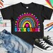 Back to School Rainbow Sixth Grade Svg, Hello School Svg, First Day of ...