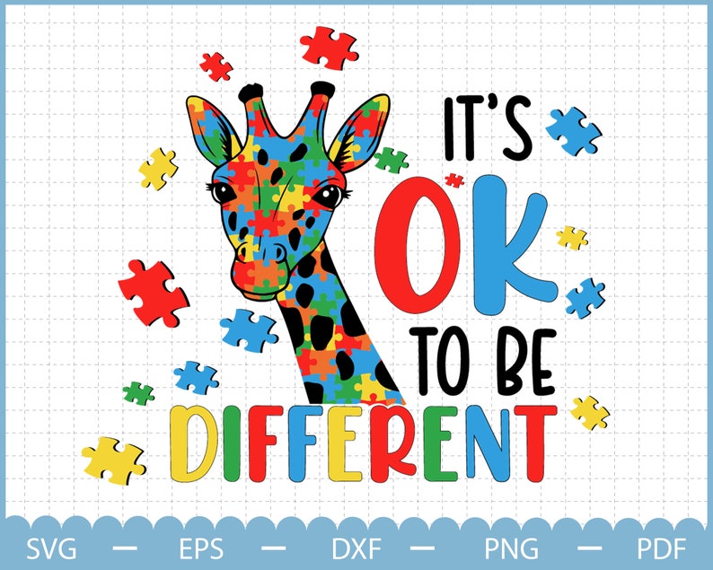 It's Ok to Be Different Svg Autism Awareness Autism Svg - Etsy