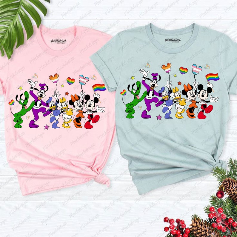 Pride Month Mouse and Friends Png, LGBT Png Design, Lgbtq Love Png ...