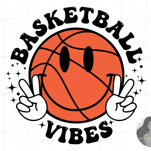 Smiley Face Basketball Svg - Etsy