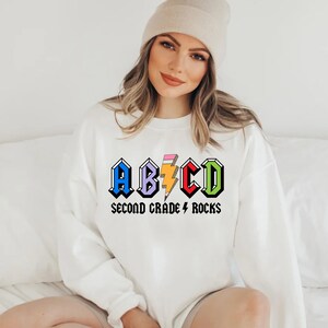 Back to School Svg Bundle, ABCD Rock N Roll Teacher Svg, Teacher Svg ...