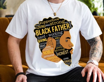 Black Father Svg, Black Dad Svg, Afro King Father Svg, Father's Day Svg ...