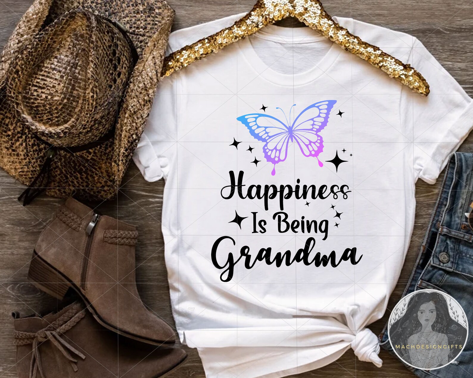 Happiness is Being Grandma Png, Grandma Png, Mom Png, Mothers Day Png ...