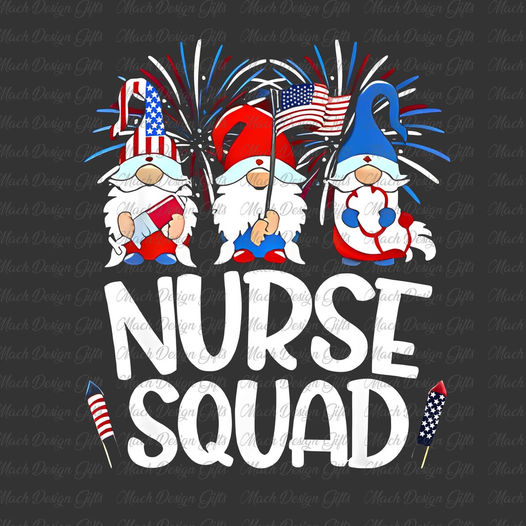 Nurse Squad Png, Independence Day Png, 4th of July Nurse Png, American ...