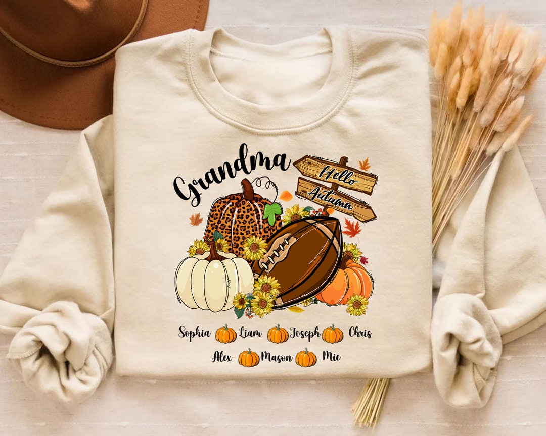 Grandma Life Personalized Png, Thanksgiving Png, Grandma Fall Png, Fall ...