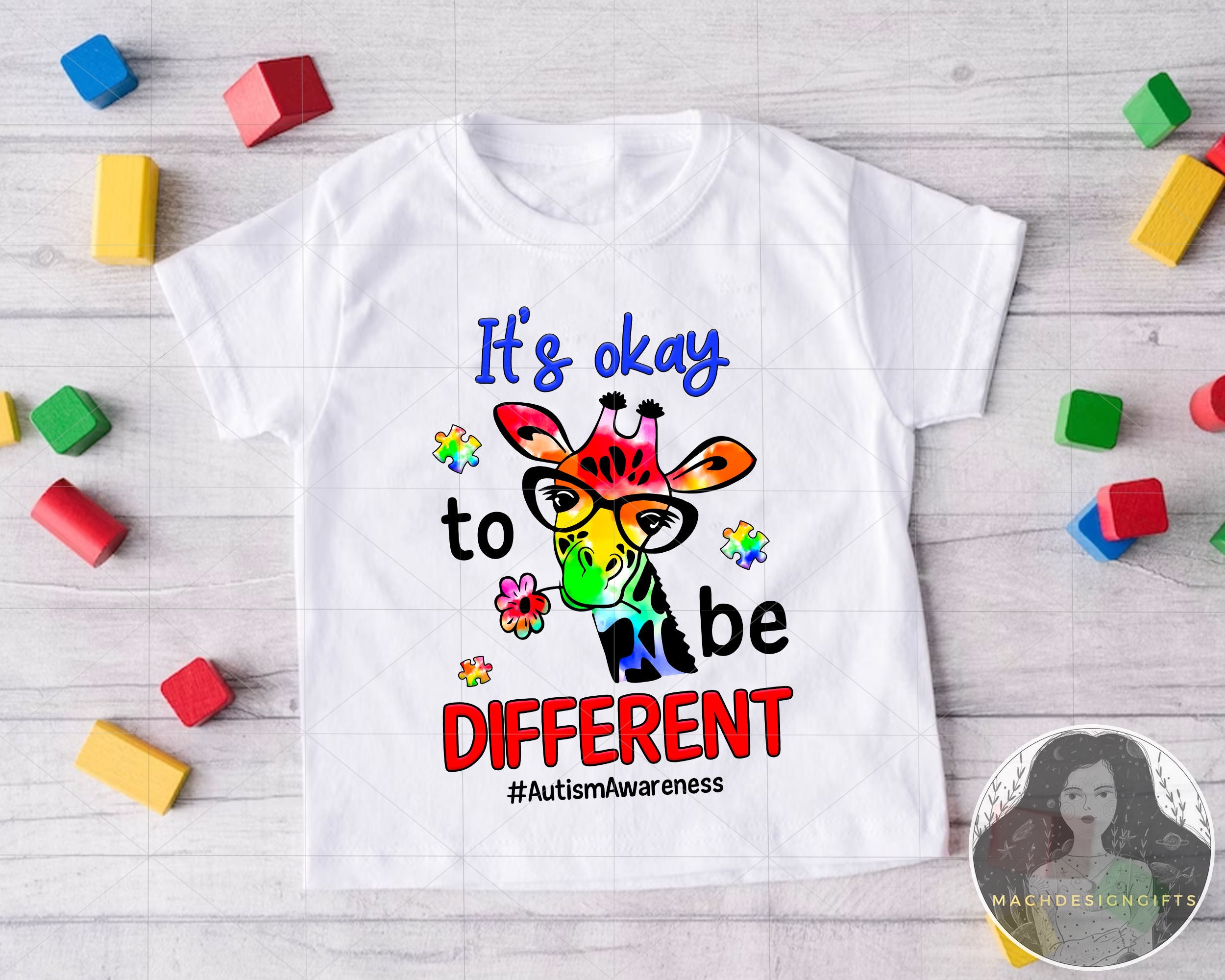 It's Okay to Be Different Png, Autism Png, Autism Giraffe Png, Autism ...