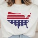 USA United States Map Flag Svg, Us Flag Svg, 4th of July Svg, US Map ...