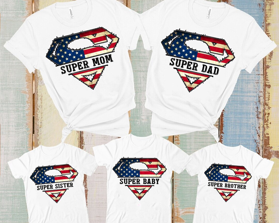 Super Family Png, Family Matching Shirt Design, Family Png, Super Dad ...