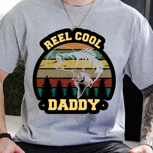 Reel Cool Daddy SVG, Fishing Dad Svg, Father's Day Svg, Fishing Shirt ...