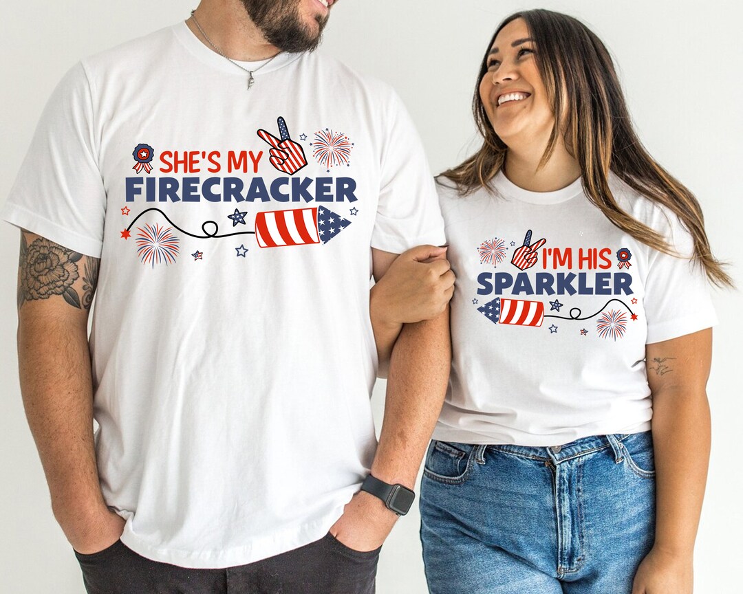 4th of July Couples Svg Bundle, 4th of July Svg, I'm Hers Sparkler ...