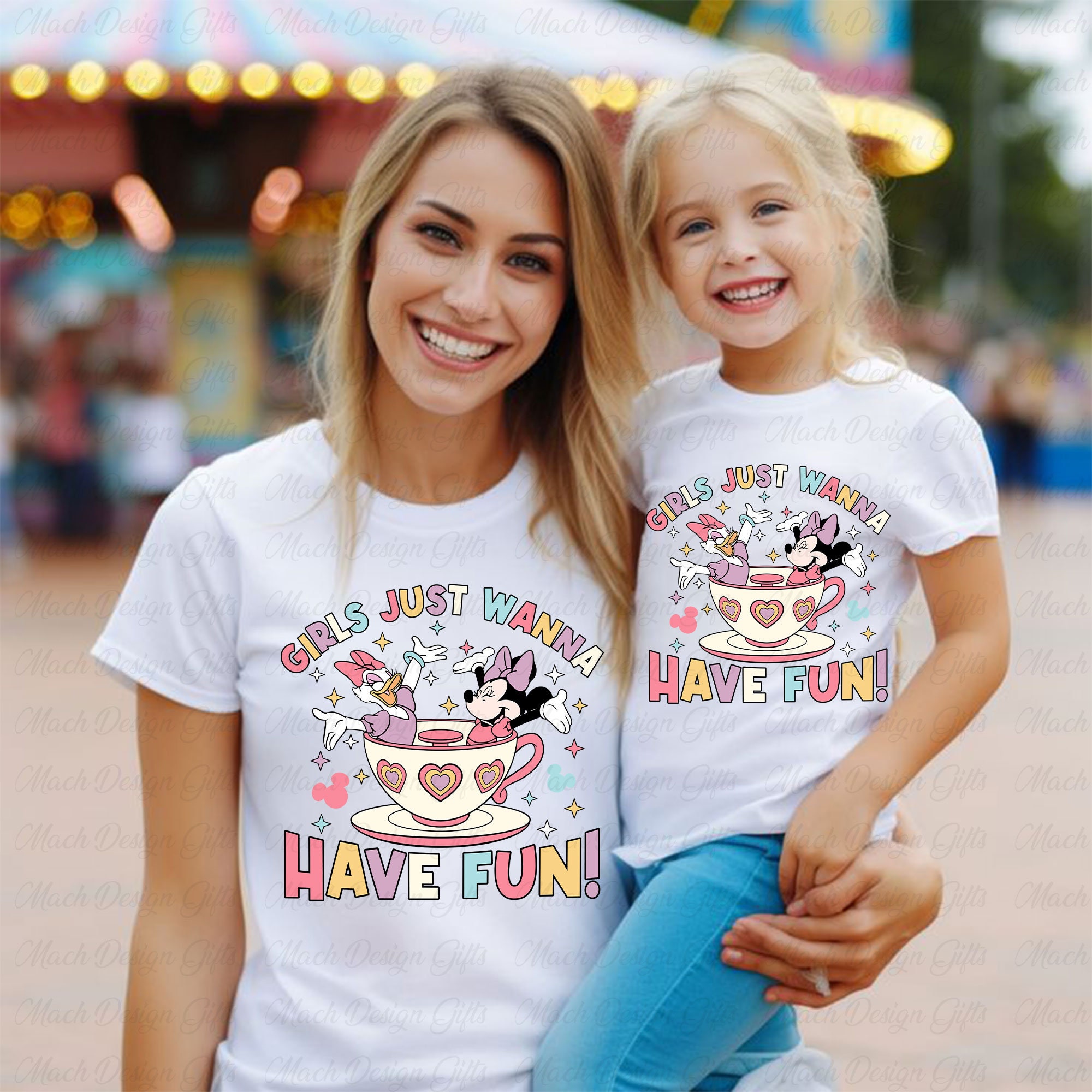 Girls Just Wanna Have Fun Svg, Summer Vacation Svg, Mouse and Friends ...