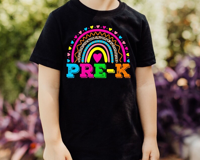 Back to School Rainbow Pre-k Svg, Hello School Svg, First Day of School ...