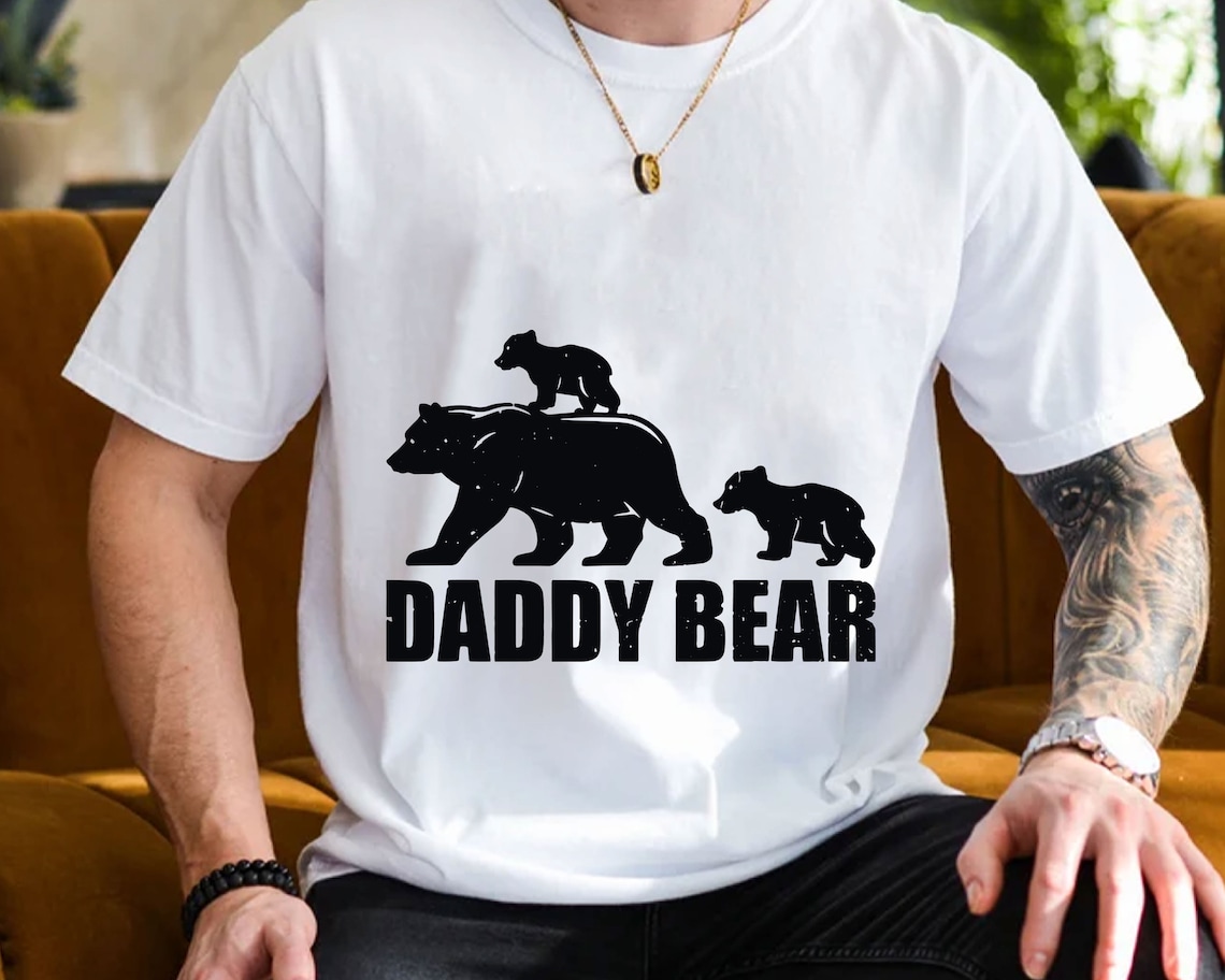 Daddy Bear SVG, Dad and Son Svg,father's Day Svg, Family Bears Svg ...