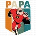 Super Papa Png, Fathers Day Png, Matching Daddy and Son Png, Funny ...