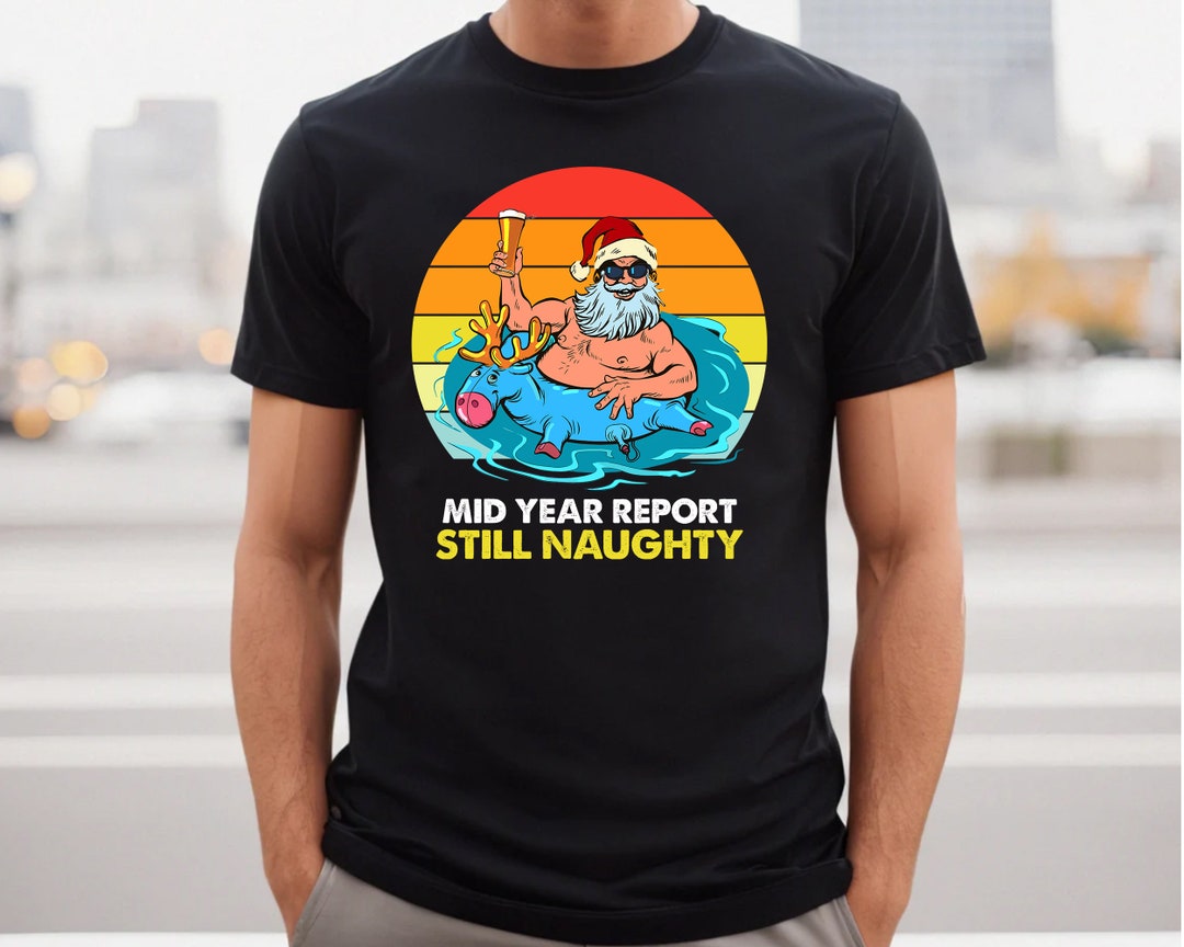 Christmas in July Png, Funny Christmas in July, Summer Santa Png ...